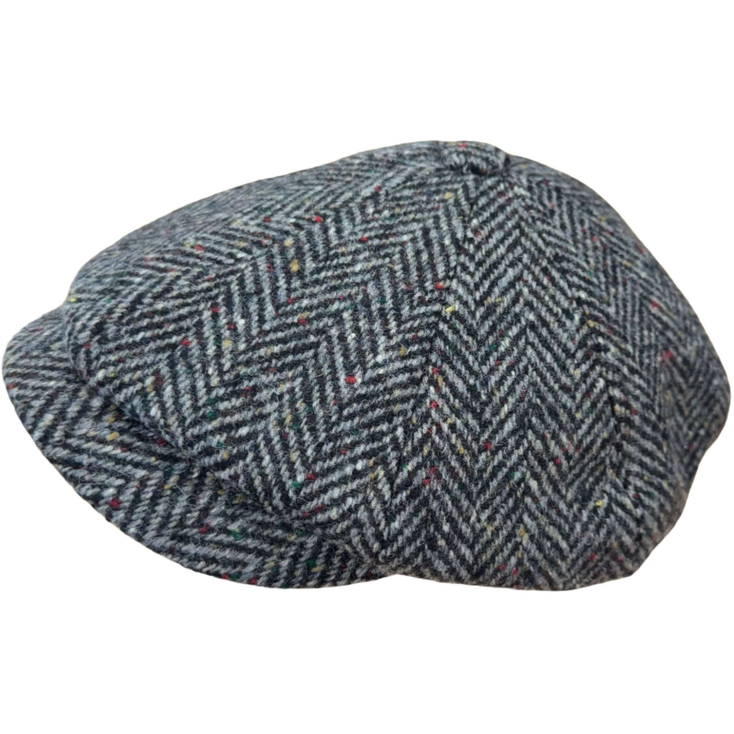 Magee | Donegal Baker Boy Tweed Flat Cap | Livingston